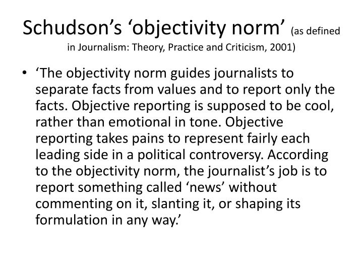 “Objectivity Has Got To Go:” Leading Journalists Want an End of ...